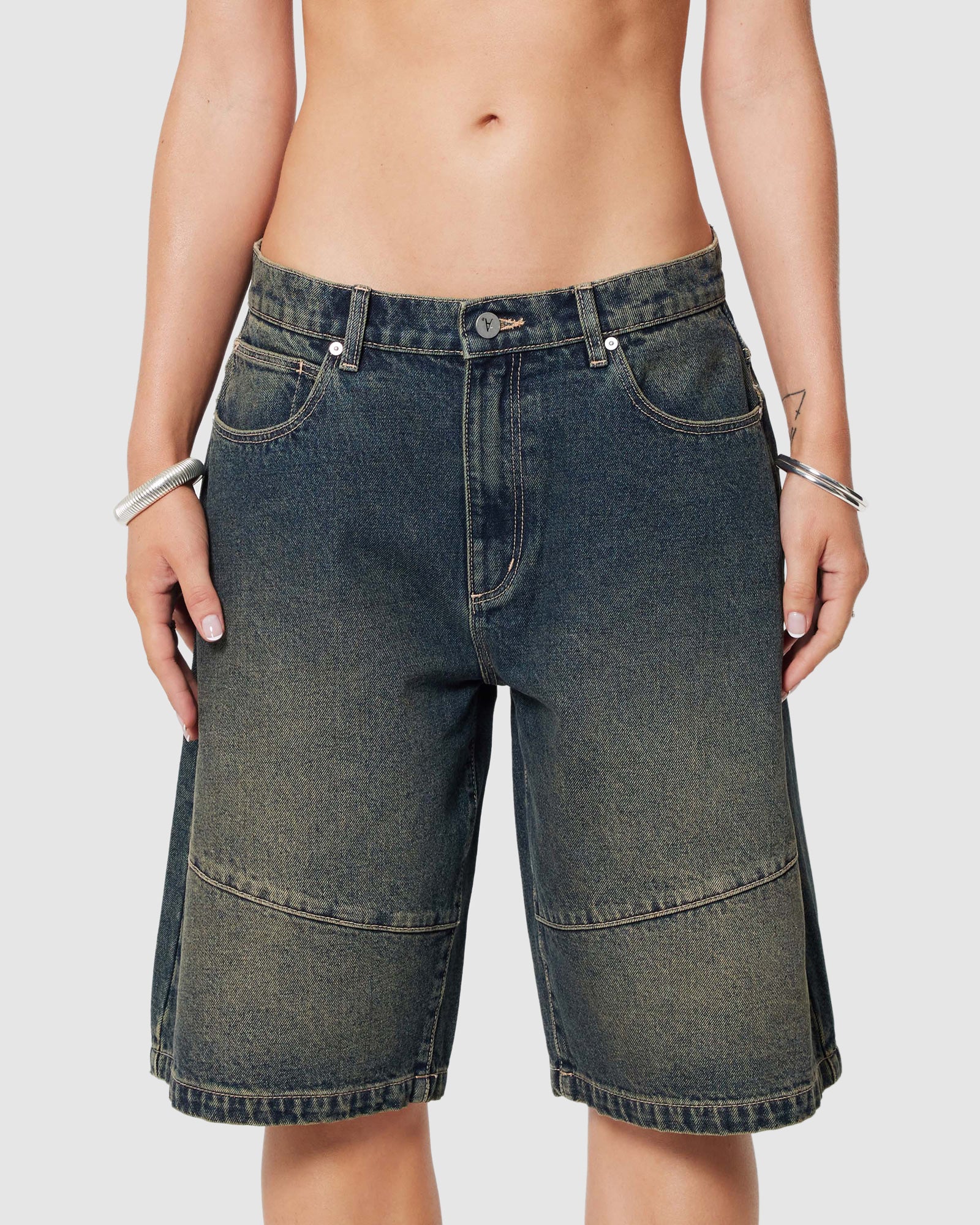 95 Super Baggy Denim Jorts Quinn – General Pants Co.