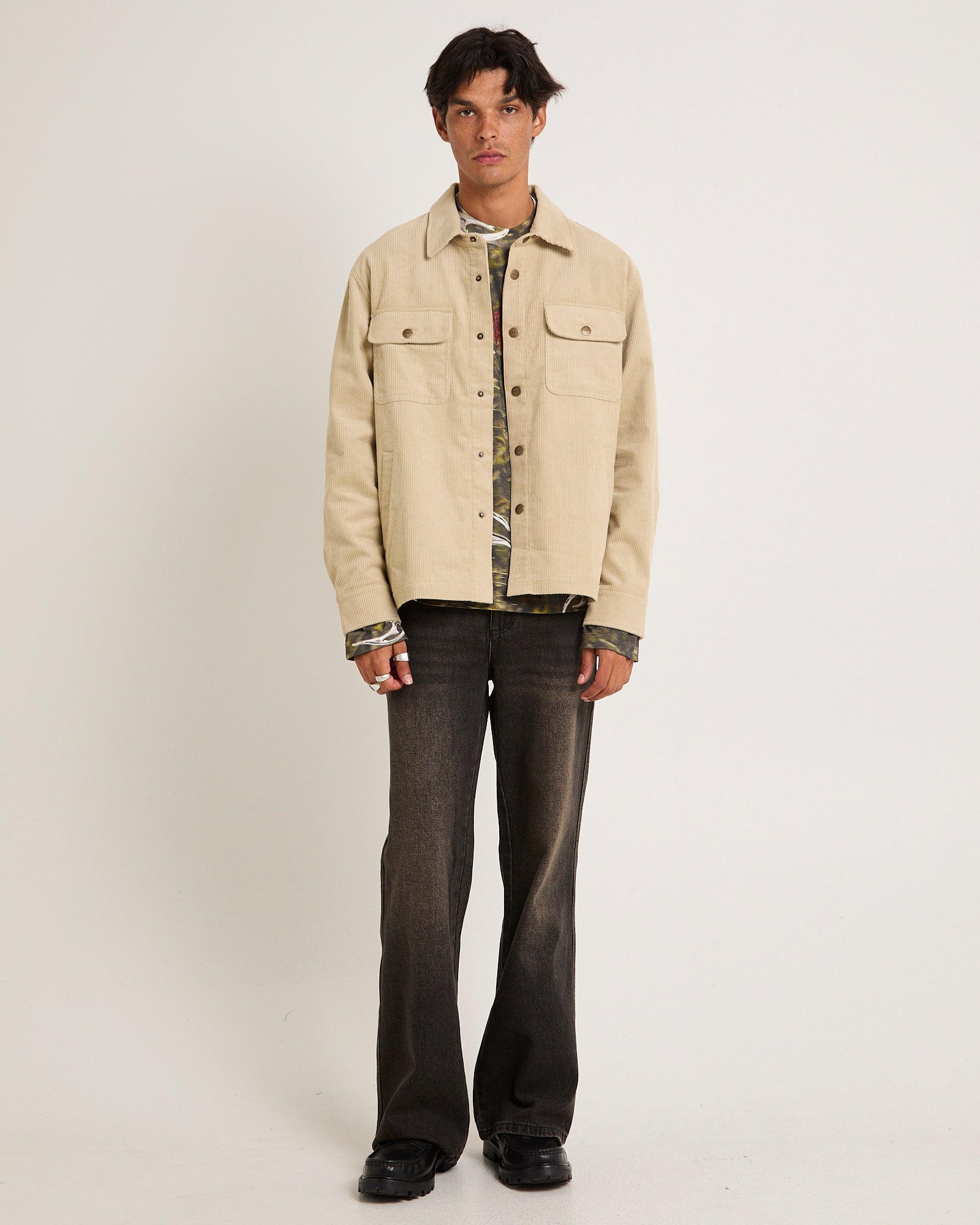 Conditions Corduroy Long Sleeve Overshirt – General Pants Co.