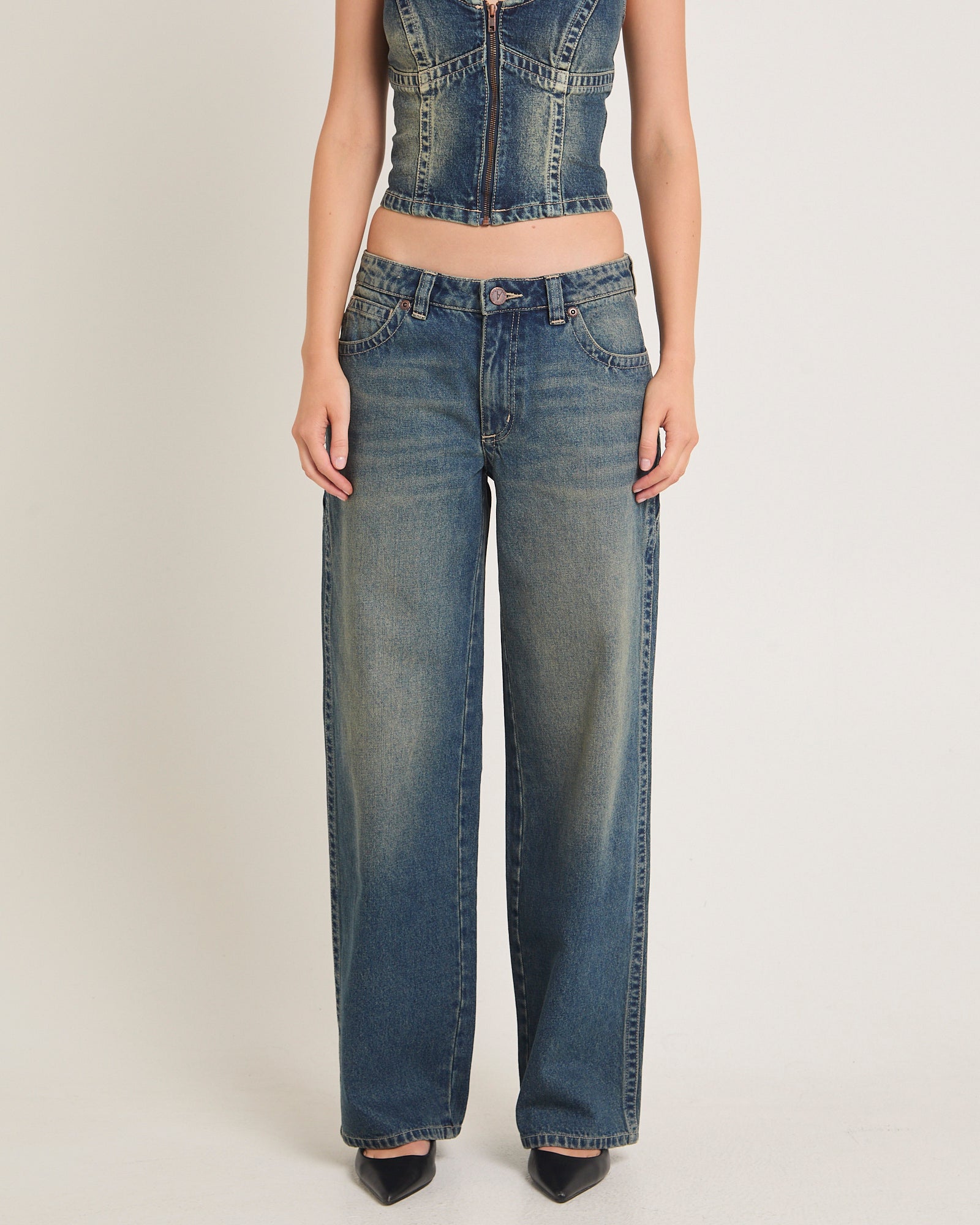 Rip Curl 99 Low Baggy Denim Jeans Zola Board – General Pants Co.