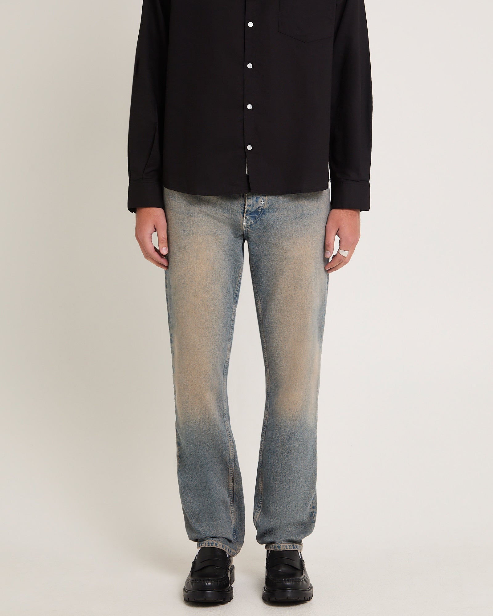 Ray Straight Denim Jeans Salt – General Pants Co.