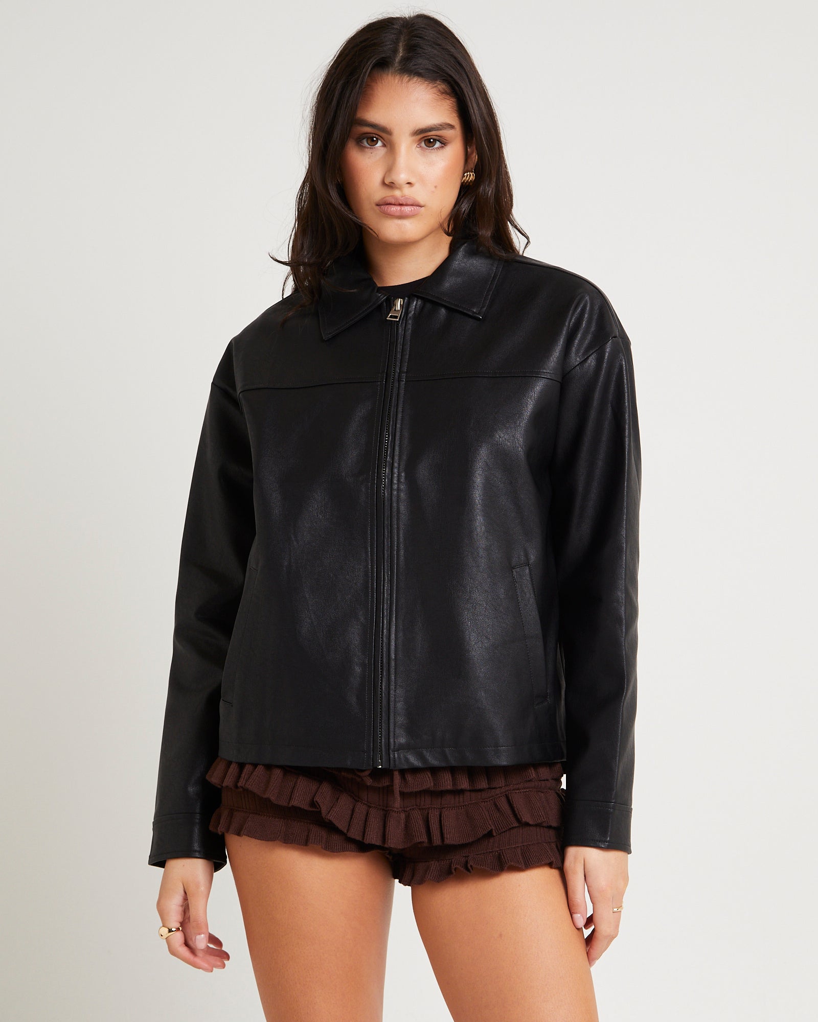 Clara Clean PU Jacket – General Pants Co.