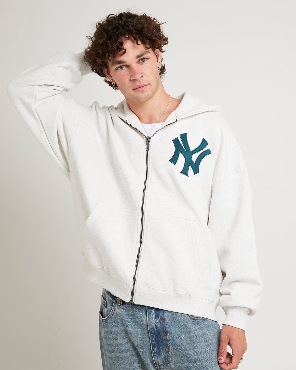 New York Yankees Arch FZ Boxy Hoodie – General Pants Co.