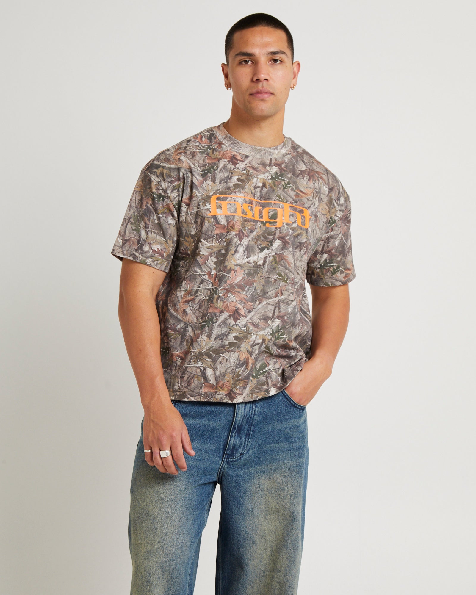 Admission Cropped Camo T-Shirt – General Pants Co.