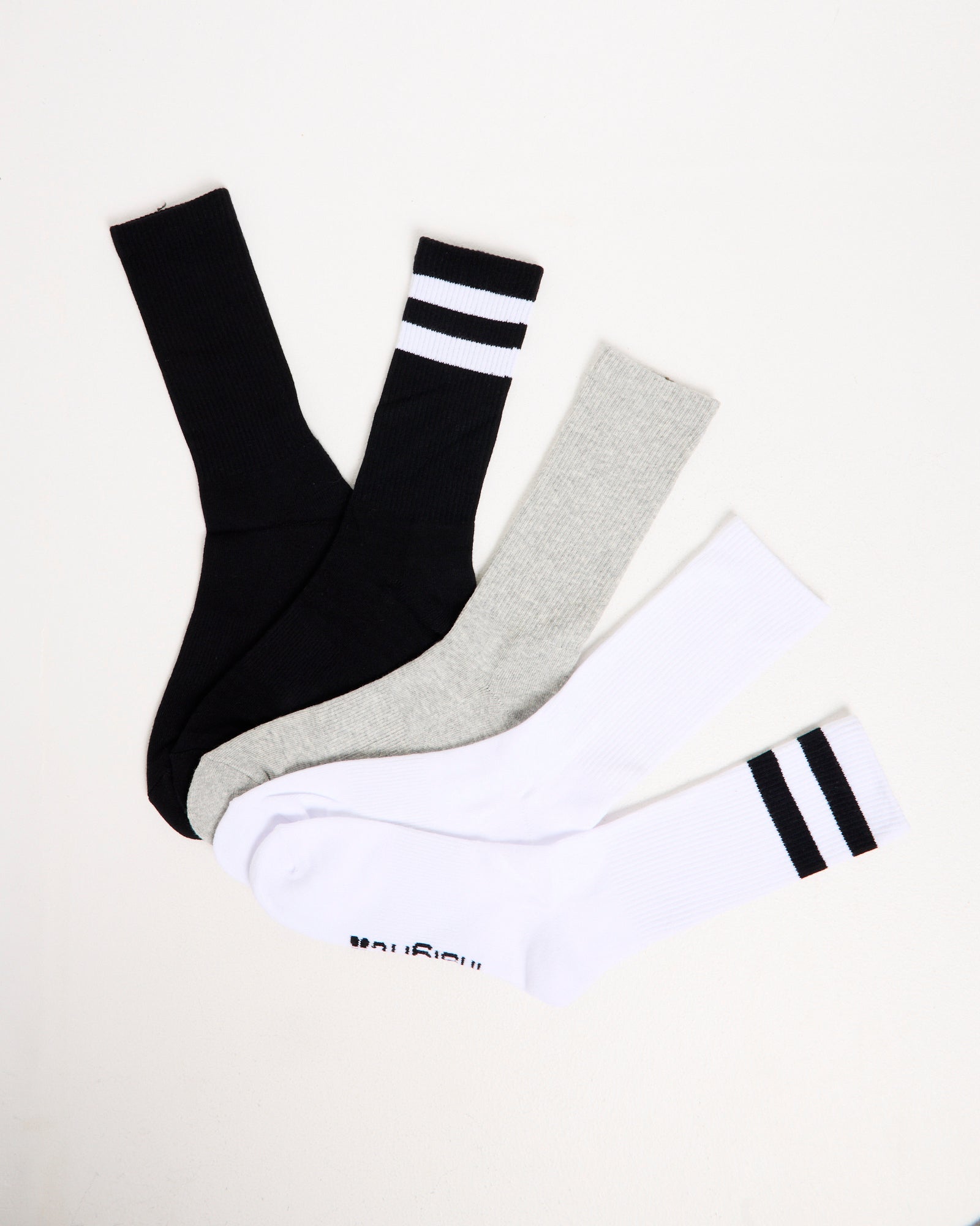 Mixed Crew Socks 5 Pack – General Pants Co.
