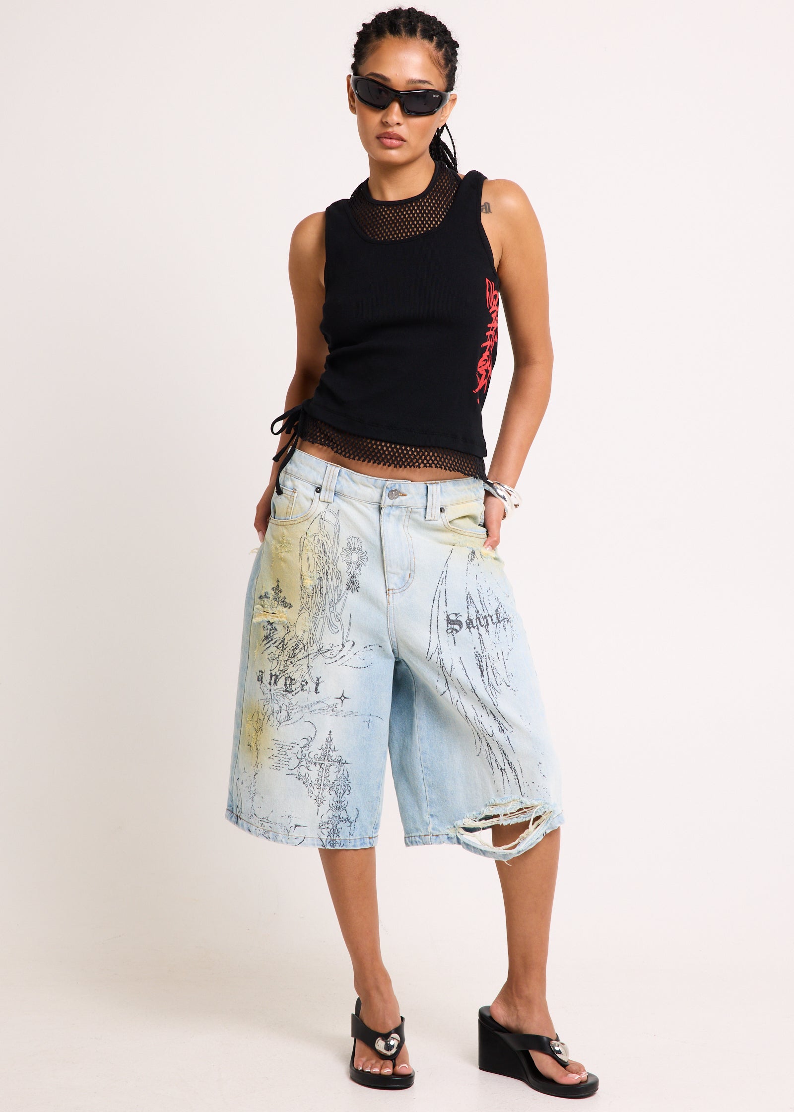 Florence Printed Jorts – General Pants Co.
