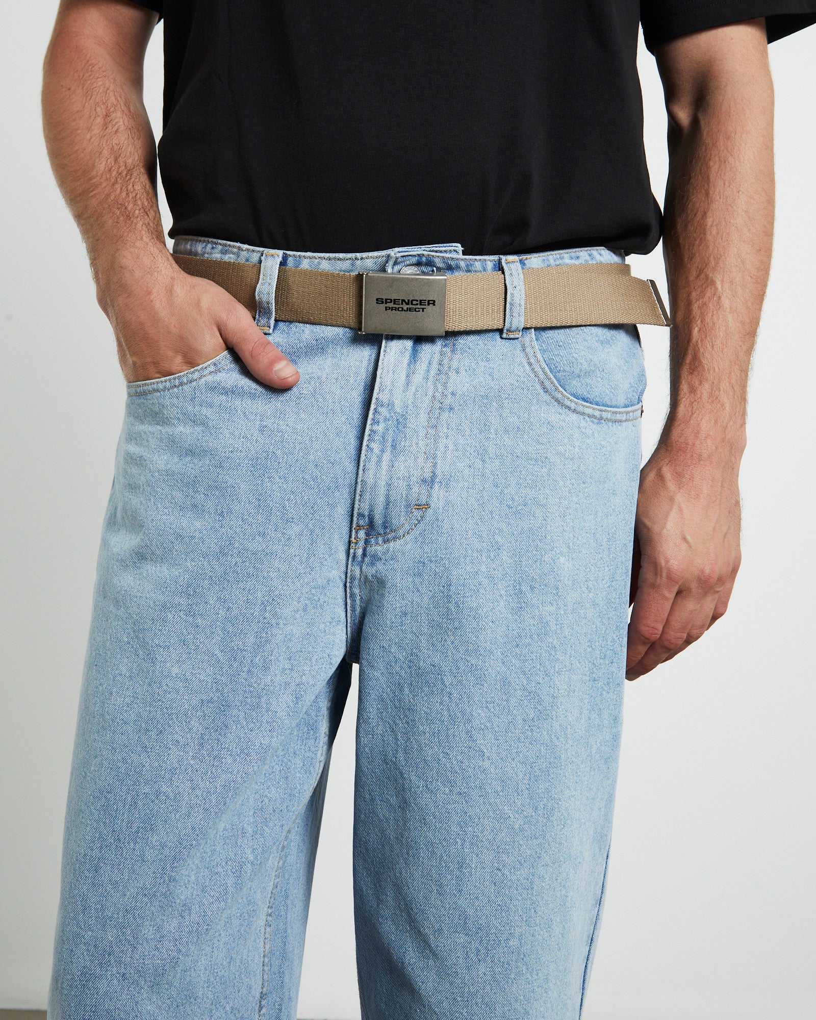Burnside Canvas Belt Ecru – General Pants Co.