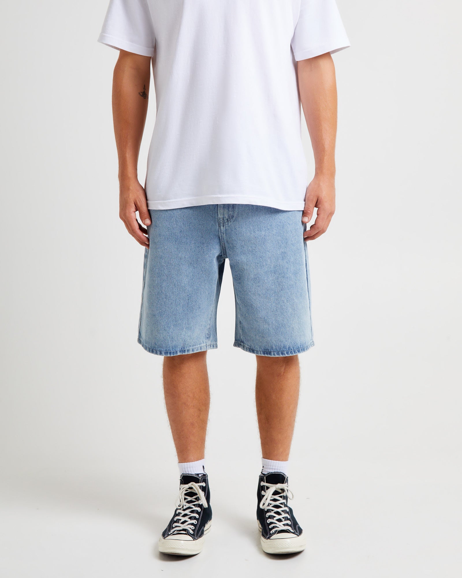 Big Ol Denim Shorts Light Blue – General Pants Co.
