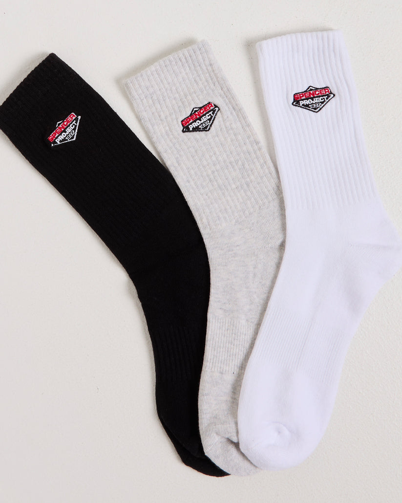 1992 Badge Socks 3 Pack – General Pants Co.
