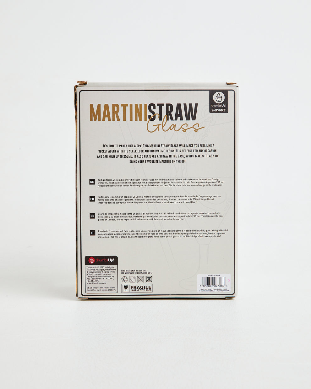 Martini Straw Glass – General Pants Co.