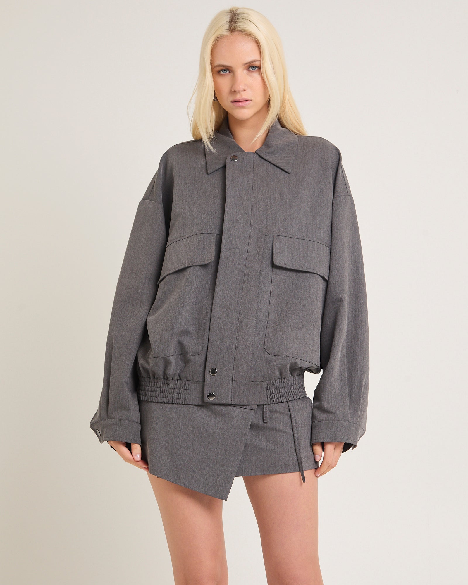 Jen Oversized Patch Pocket Jacket – General Pants Co.