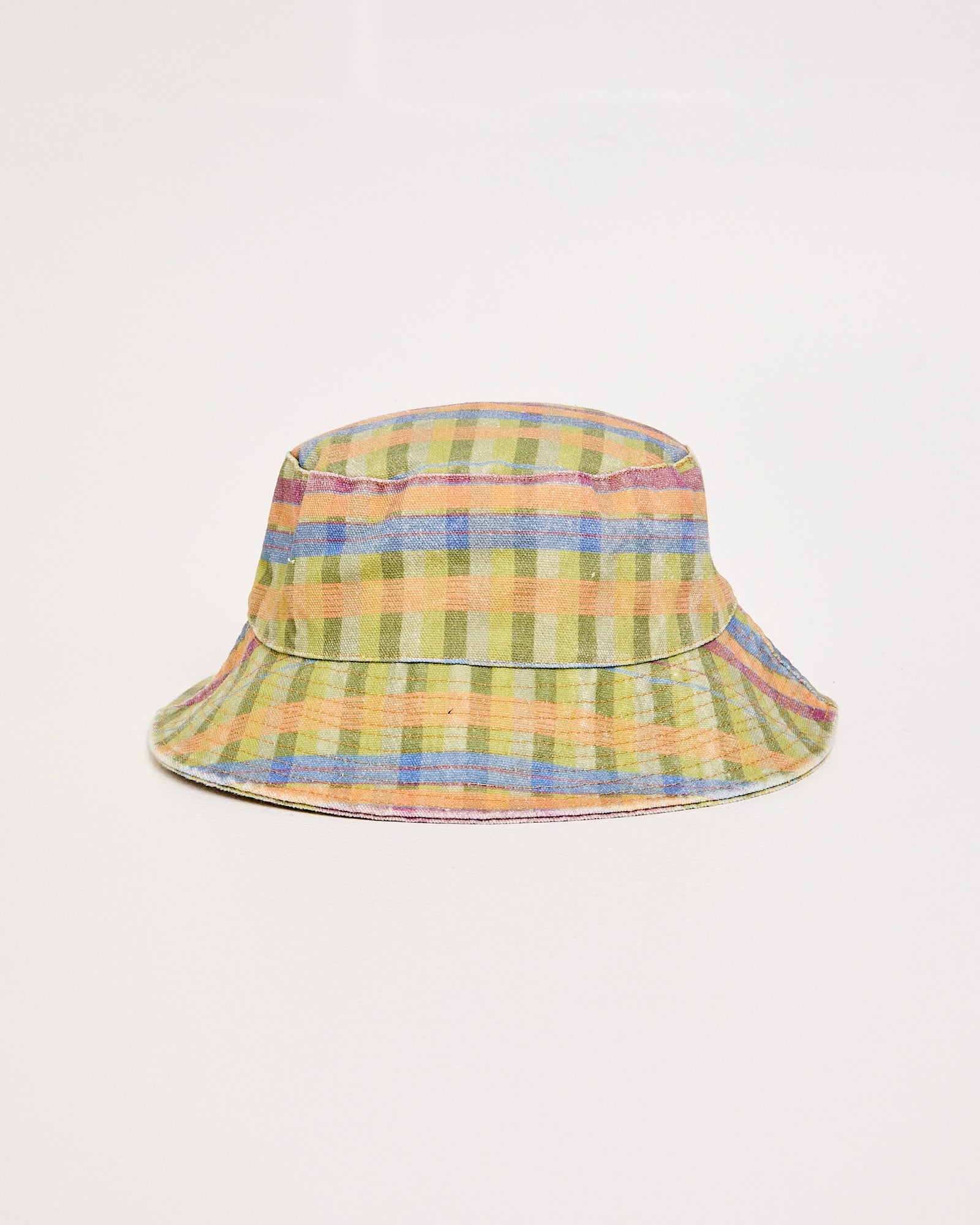 Aloha Moss Gingham Bucket Hat – General Pants Co.