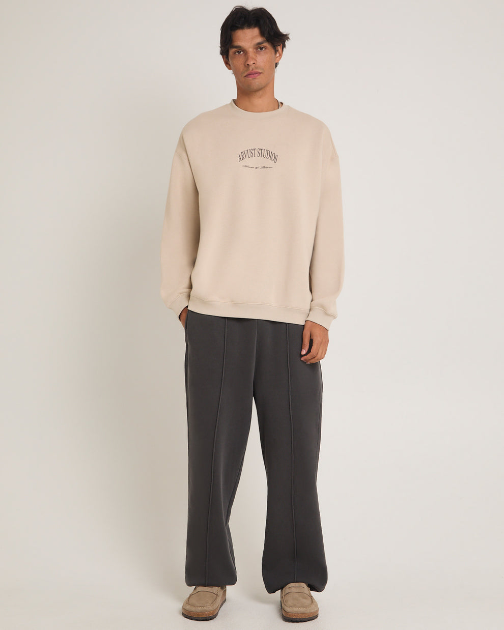 Script Straight Leg Track Pants – General Pants Co.