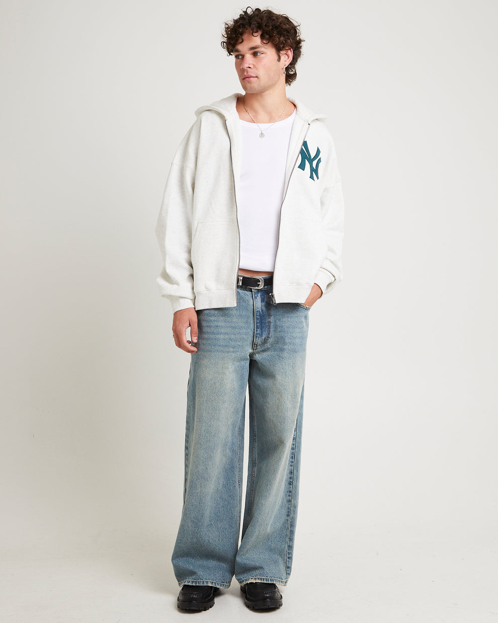 New York Yankees Arch FZ Boxy Hoodie – General Pants Co.