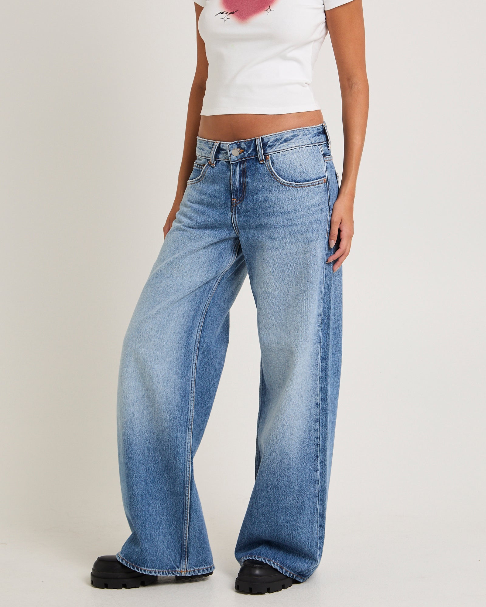 Rhue Wide Denim Jeans – General Pants Co.