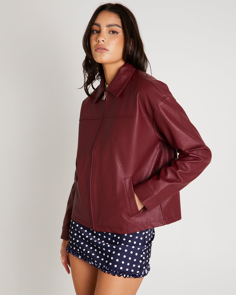 Clara Clean PU Jacket – General Pants Co.