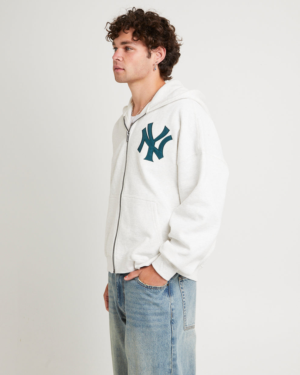 New York Yankees Arch FZ Boxy Hoodie – General Pants Co.
