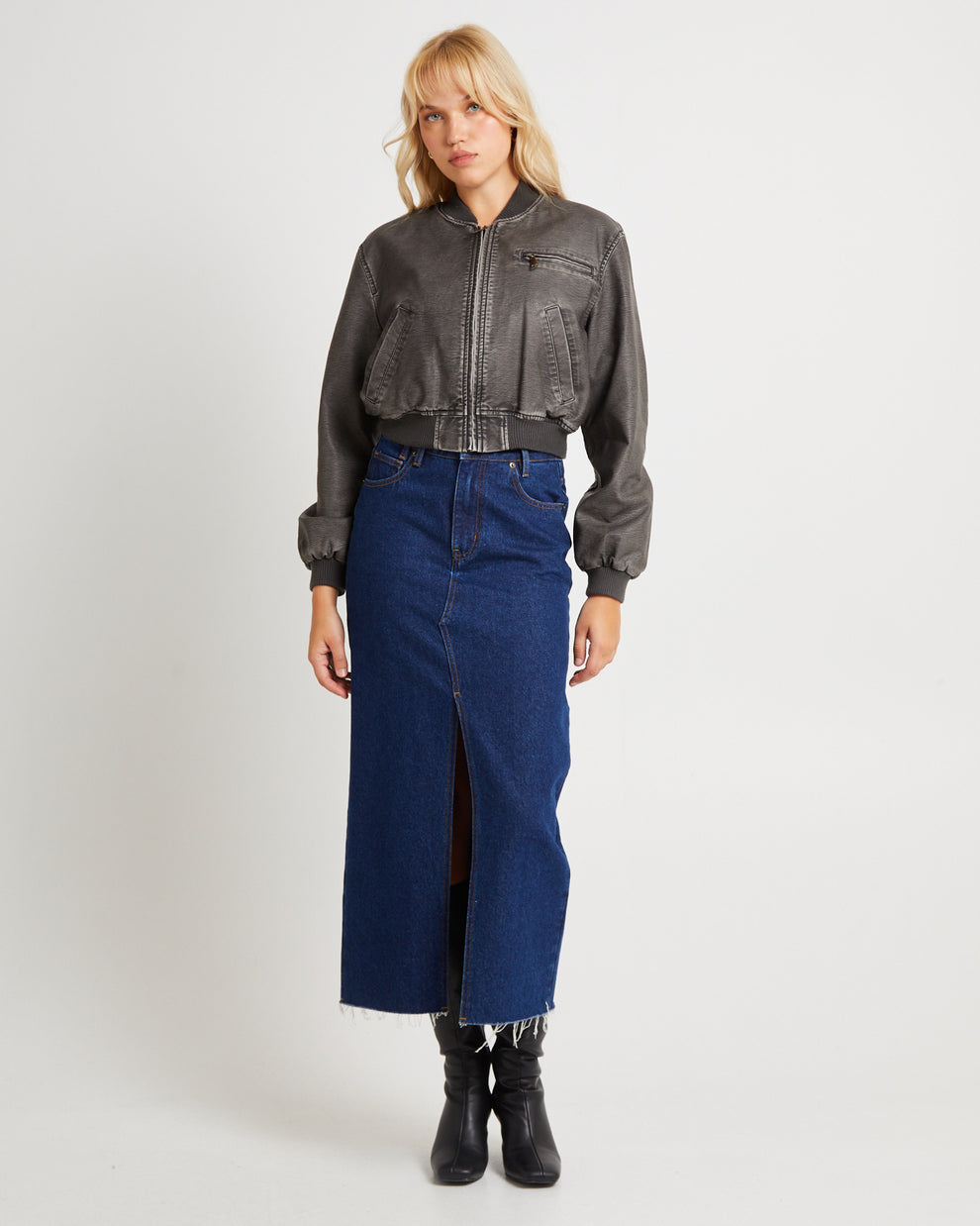 Killie PU Bomber Jacket – General Pants Co.