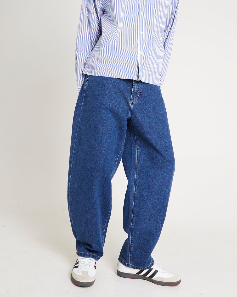 Ezy Barrel Denim Jeans Forever Blue – General Pants Co.
