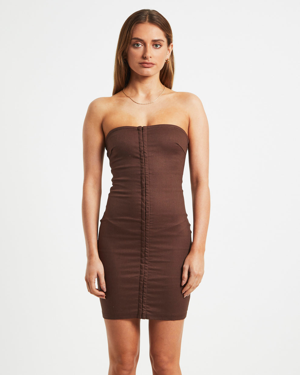 Ada Mini Dress Mocha – General Pants Co.