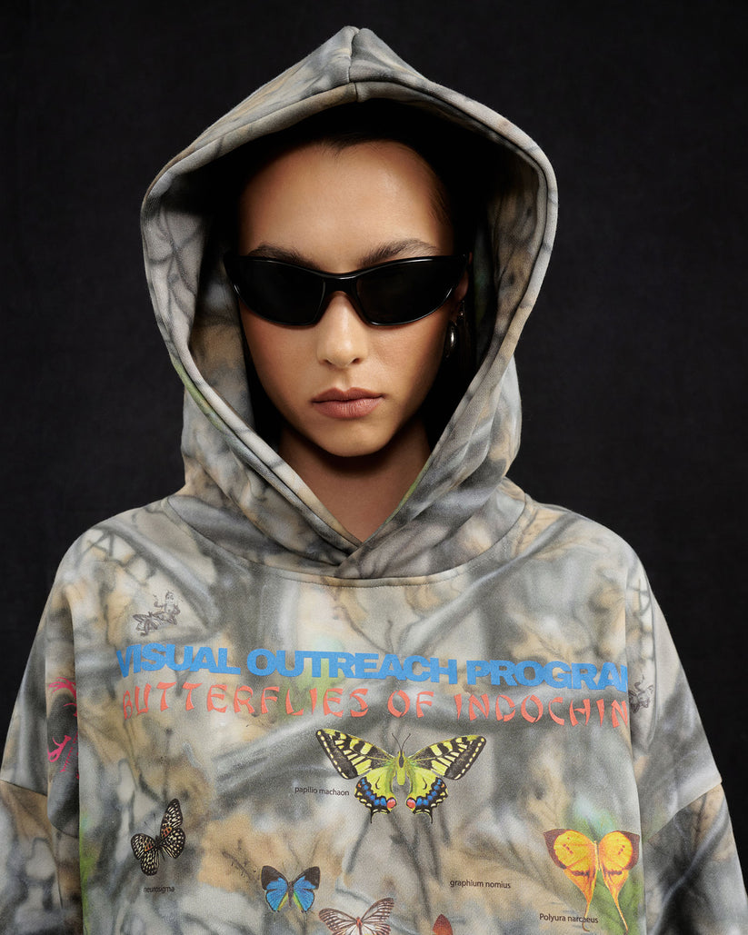 Butterflies Of Indochina Camo Hoodie – General Pants Co.