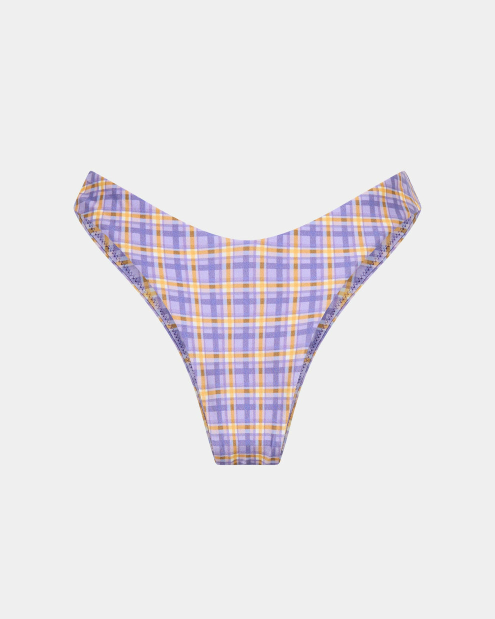 India Blurred Check Underwire Bikini Top Bikini Set – General Pants Co.
